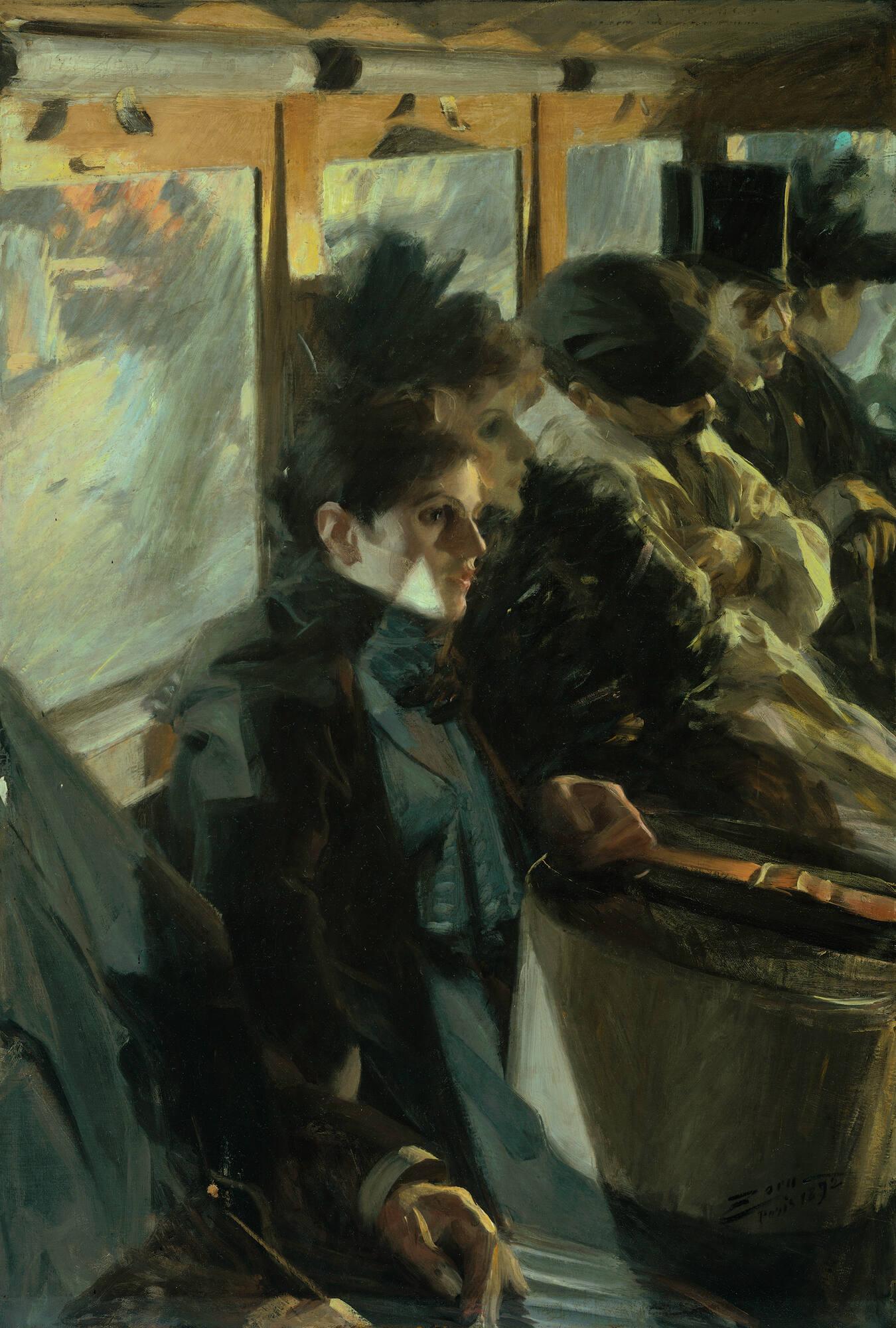 Anders Zorn - The Omnibus (1892) : r/museum