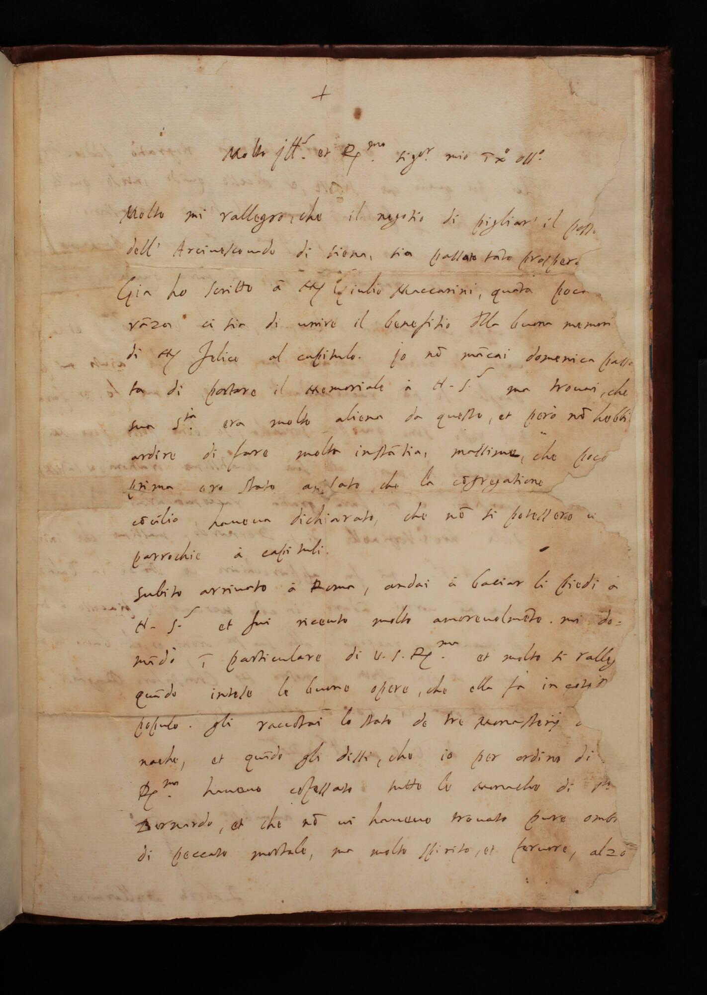 Letter to Spinello Benci from Rome | Isabella Stewart Gardner Museum