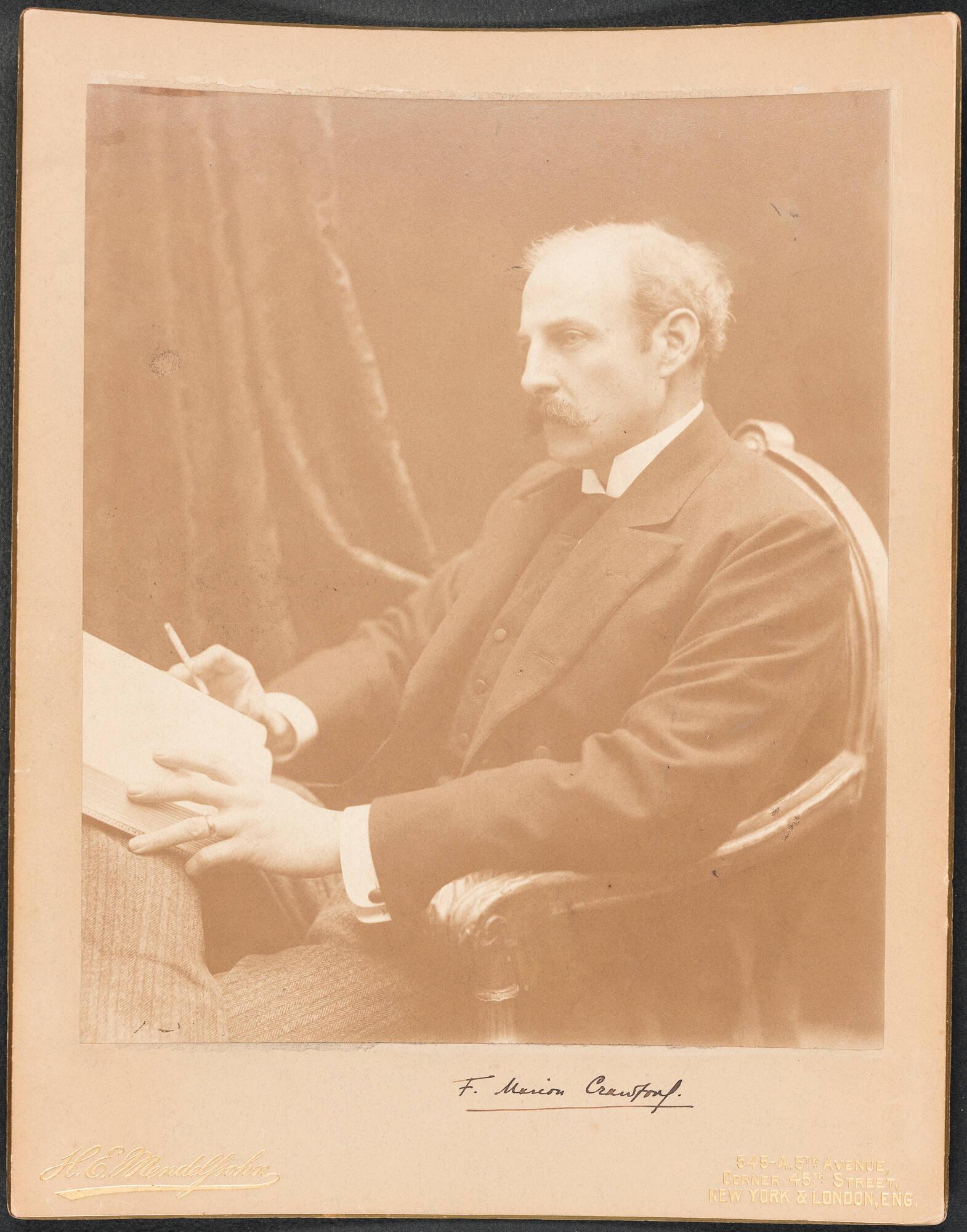 F. Marion Crawford | Isabella Stewart Gardner Museum