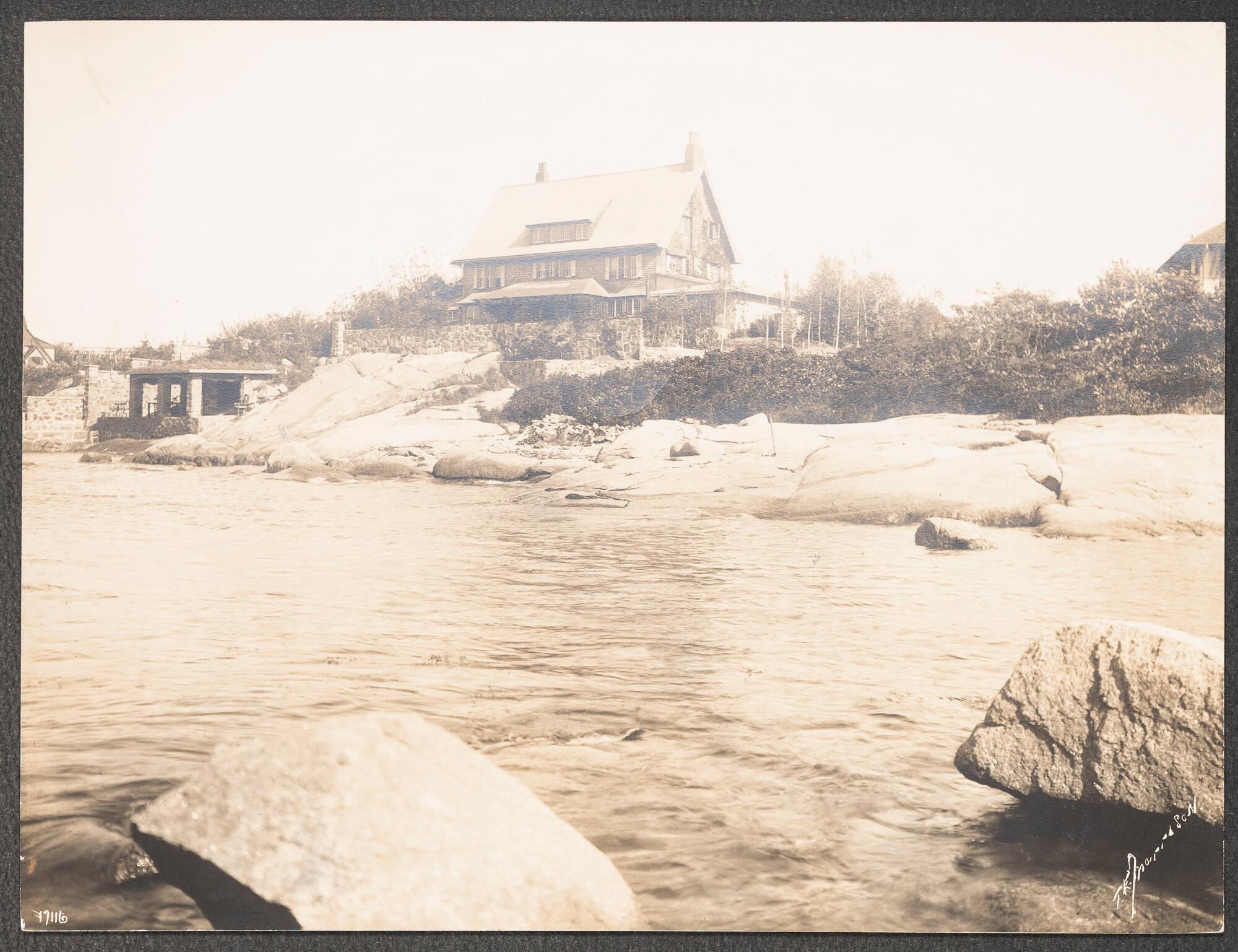 Red Roof, Abram Piatt Andrew's House from Bay Side | Isabella Stewart ...