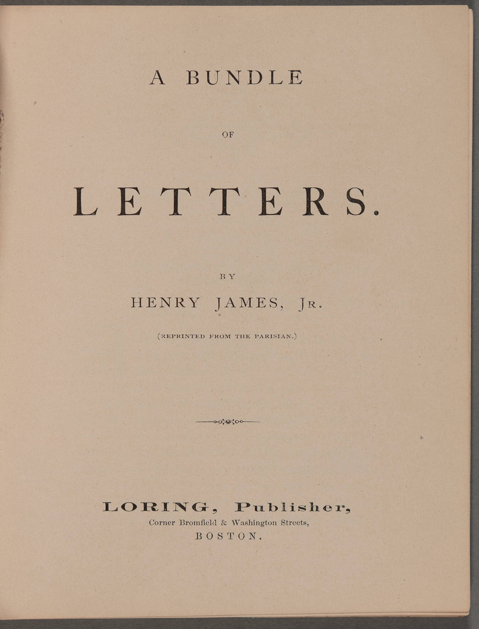 A Bundle of Letters | Isabella Stewart Gardner Museum