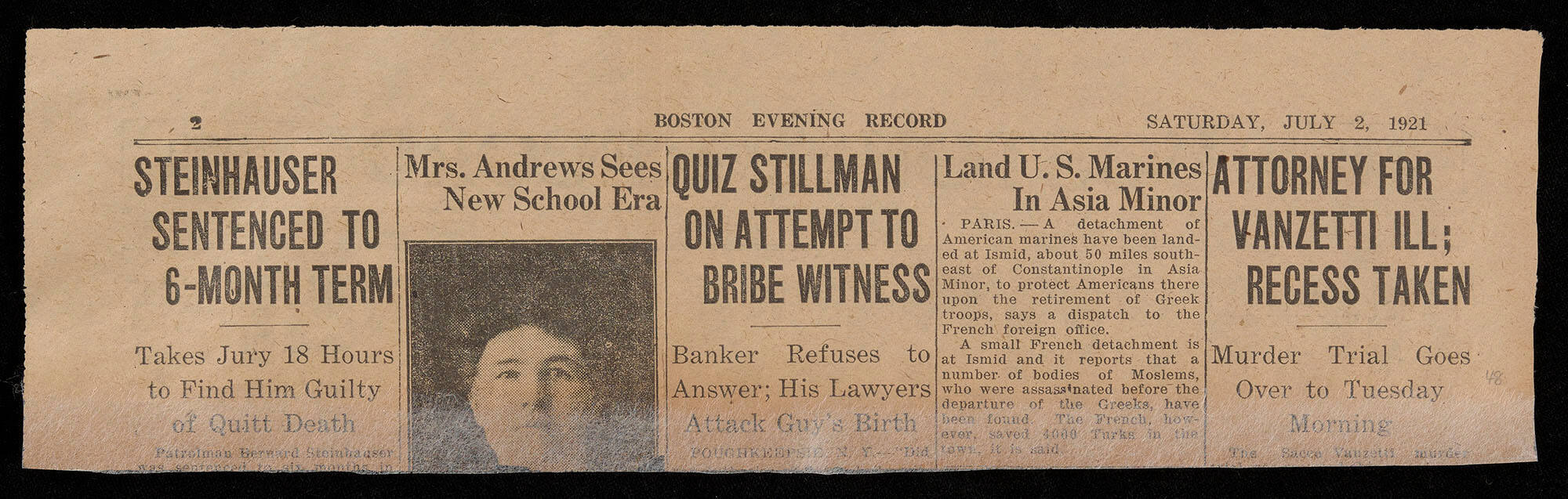 "Dempsey Wins" | Isabella Stewart Gardner Museum