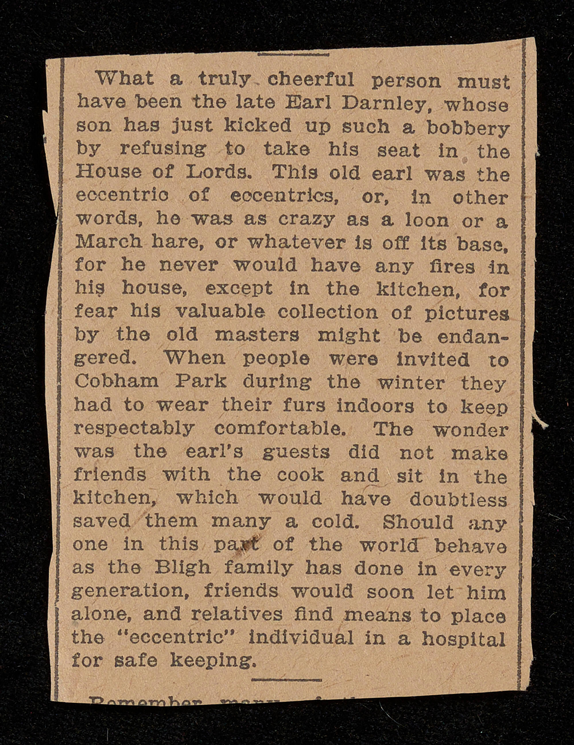 Earl of Darnley | Isabella Stewart Gardner Museum