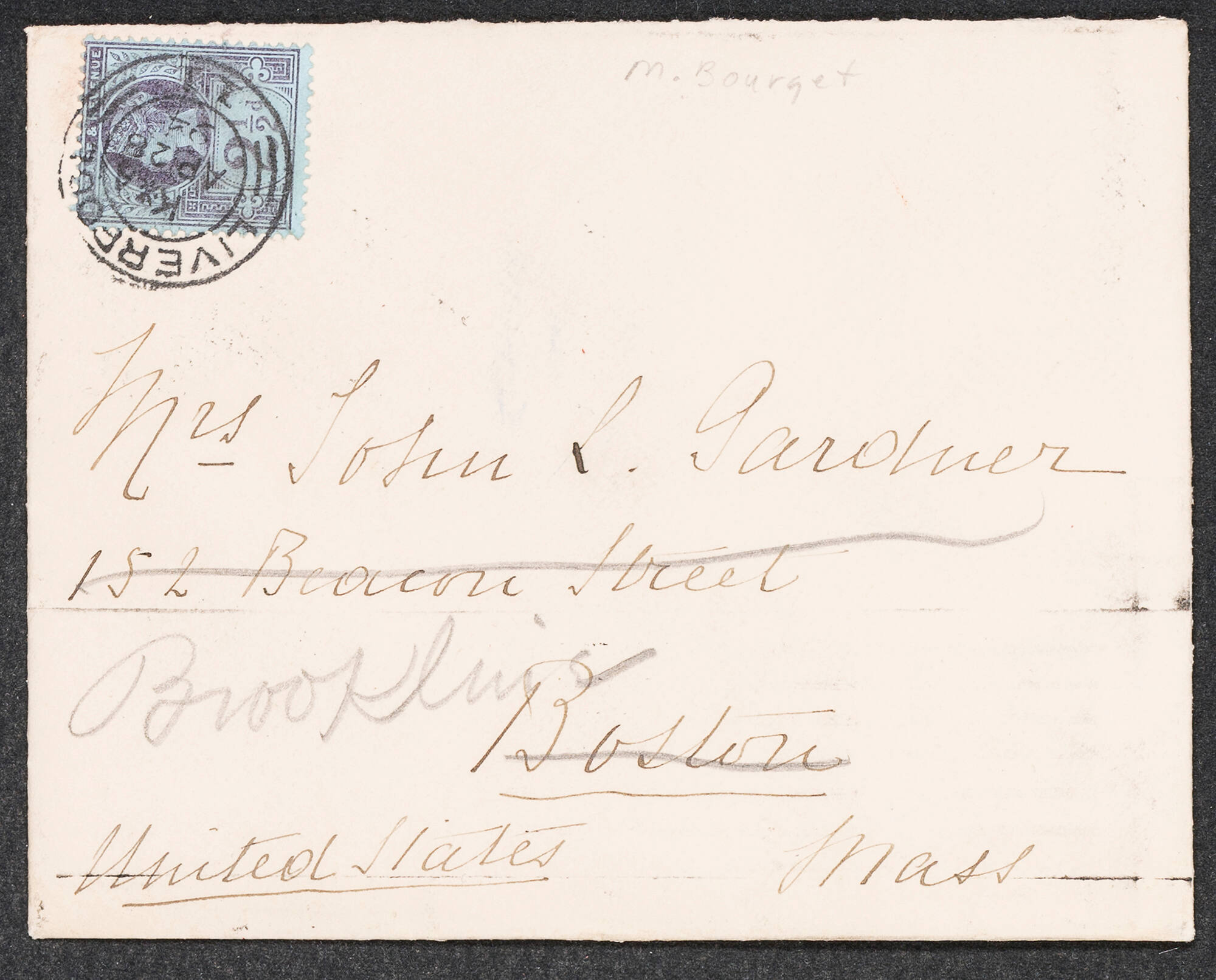 Letter to Isabella Stewart Gardner from the Atlantic Ocean | Isabella ...