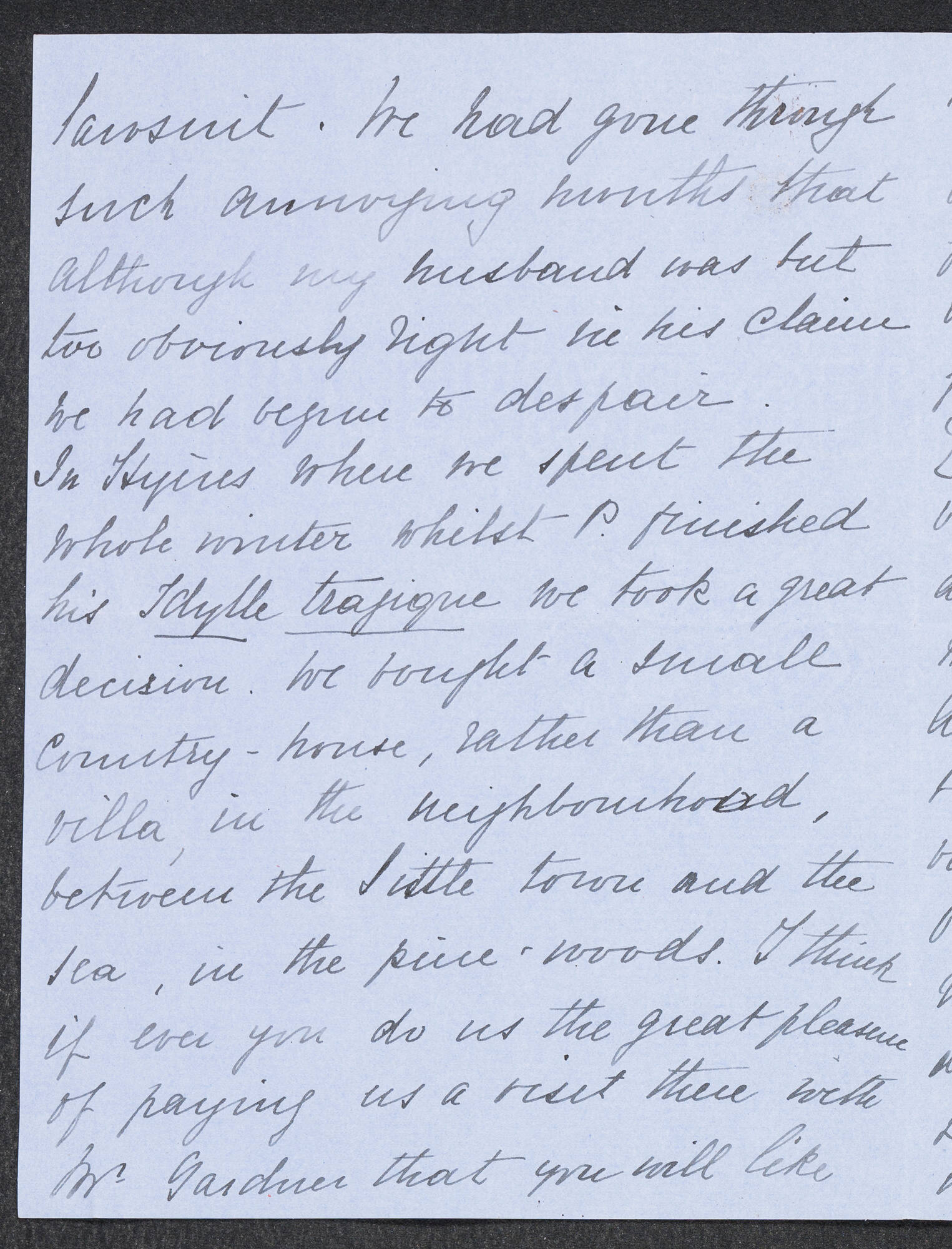 Letter to Isabella Stewart Gardner from Galway, Ireland | Isabella ...