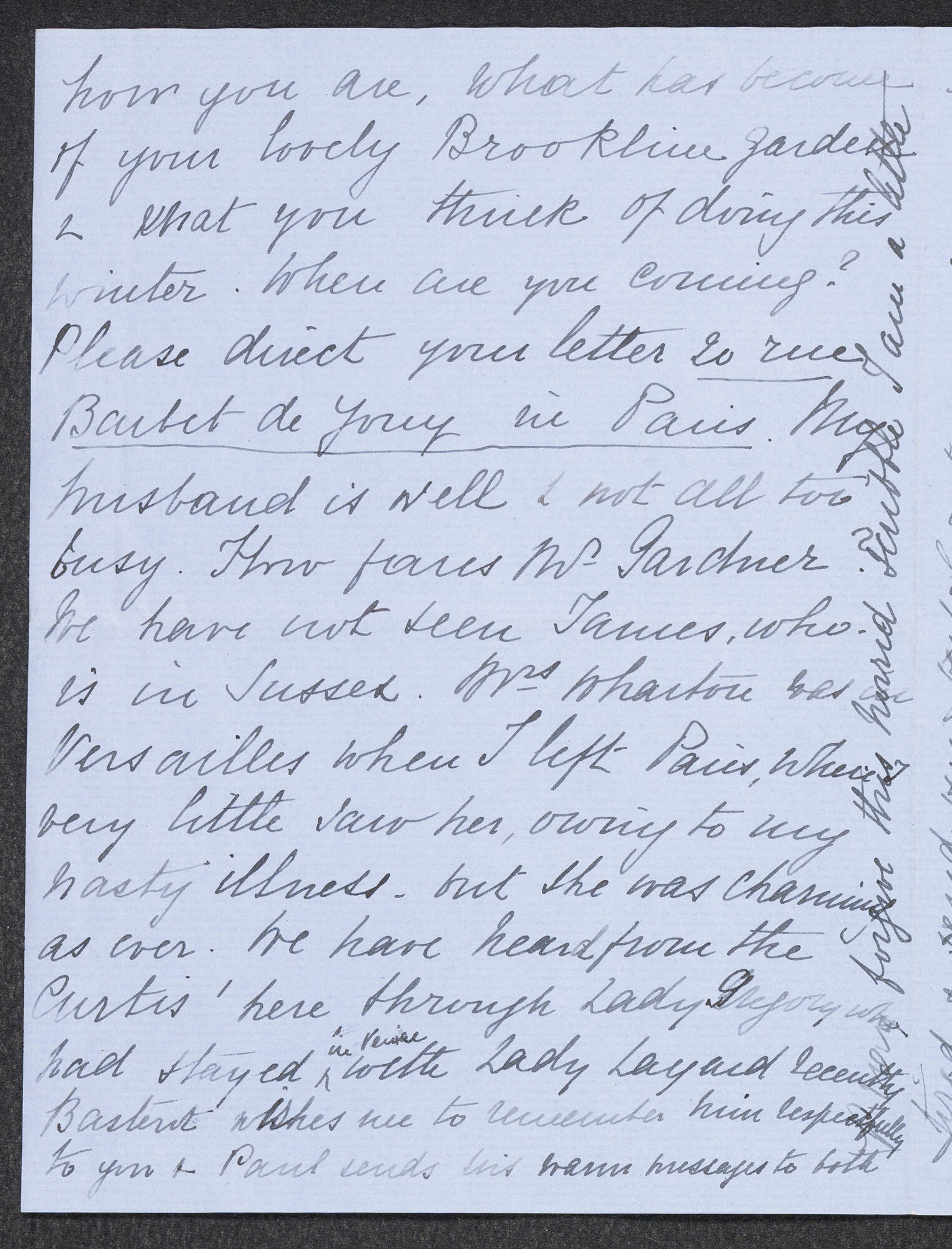 Letter to Isabella Stewart Gardner from Galway, Ireland | Isabella ...