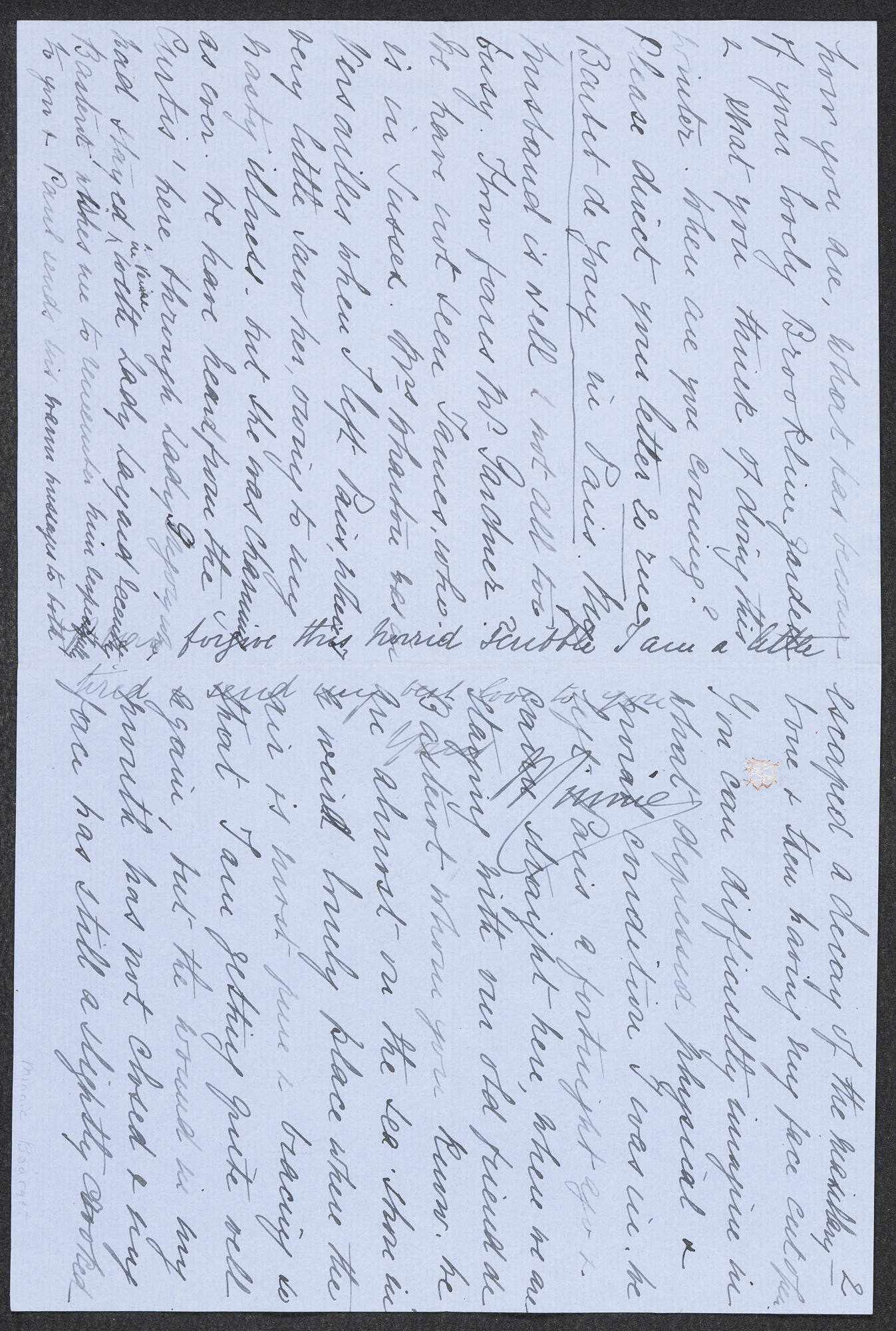 Letter to Isabella Stewart Gardner from Galway, Ireland | Isabella ...