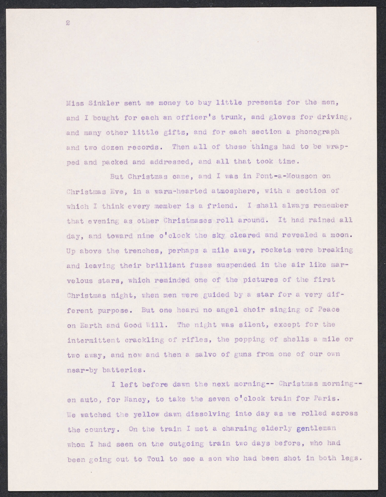 Letter to Abram and Helen Andrews from France | Isabella Stewart ...