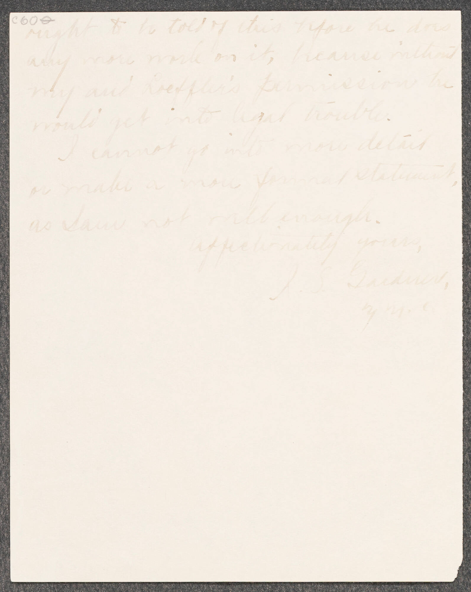 Copy of Letter to Matthew Stewart Prichard from Boston | Isabella ...