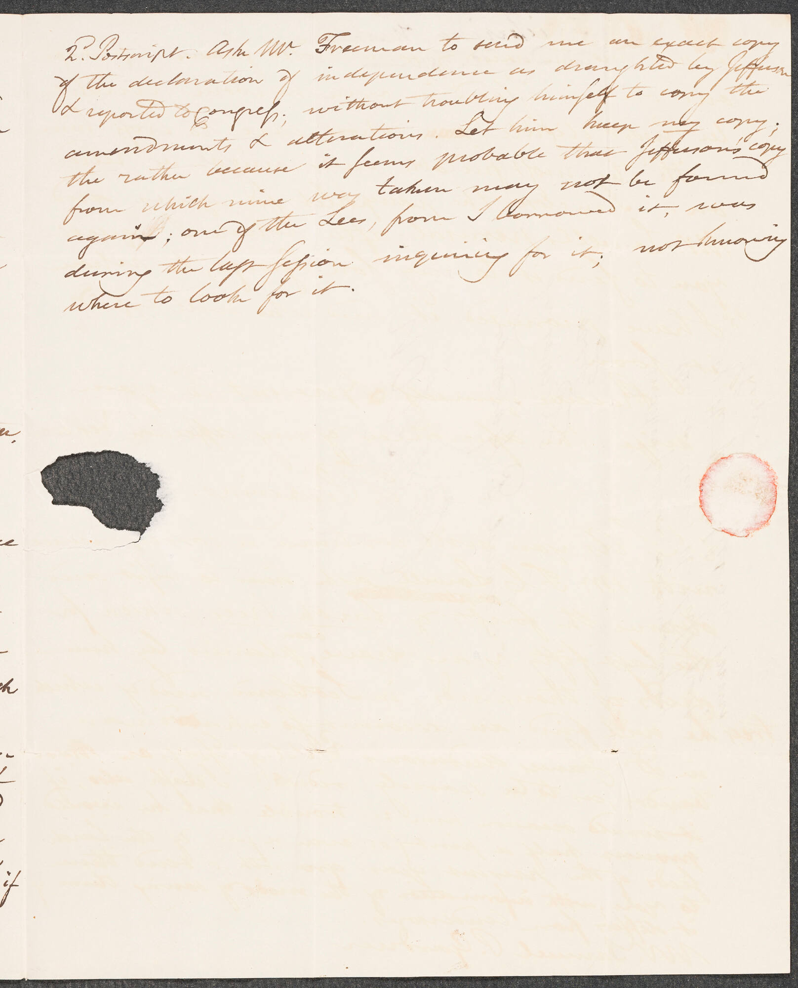 Letter to Samuel Pickering Gardner from Washington, D.C. | Isabella ...