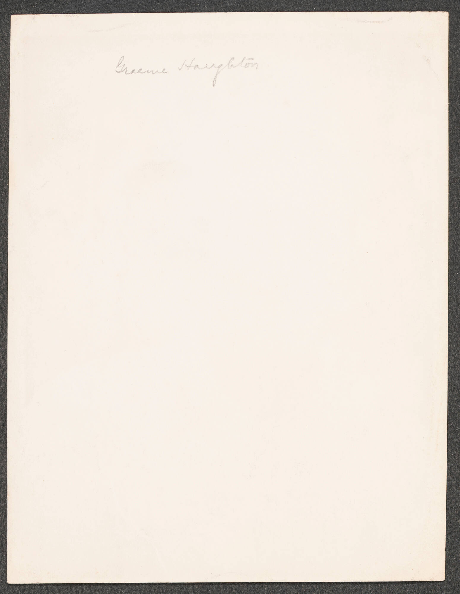 Graeme Haughton | Isabella Stewart Gardner Museum