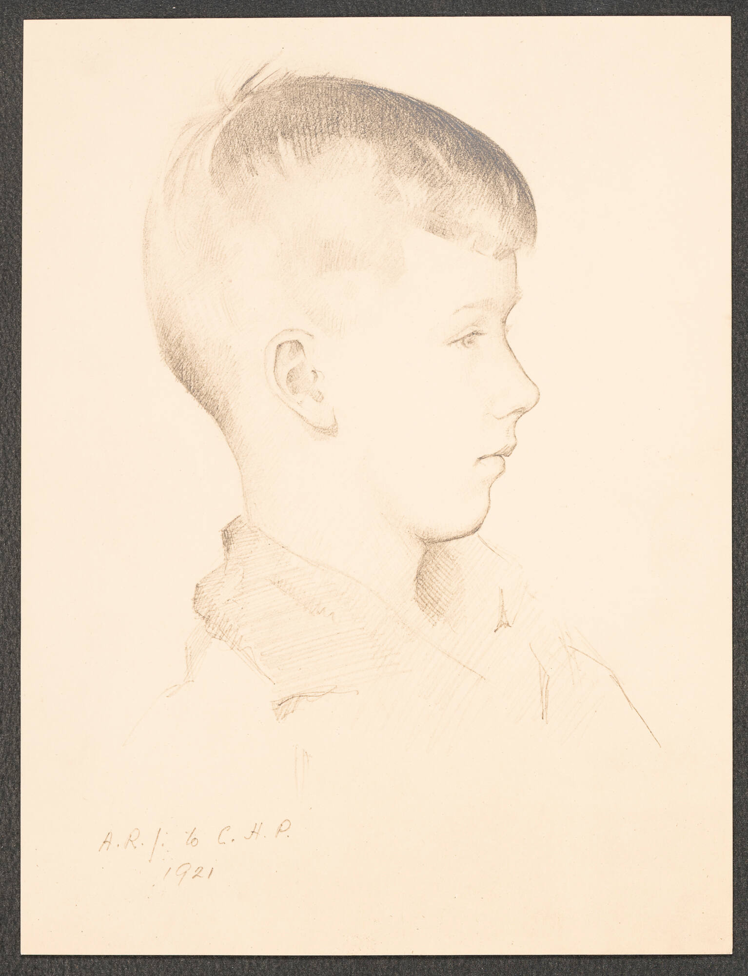 Photograph of Alec James' Portrait of Julian Livingston Peabody ...