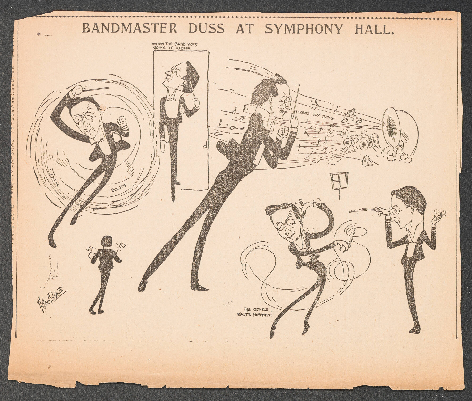 "Bandmaster Duss at Symphony Hall" | Isabella Stewart Gardner Museum