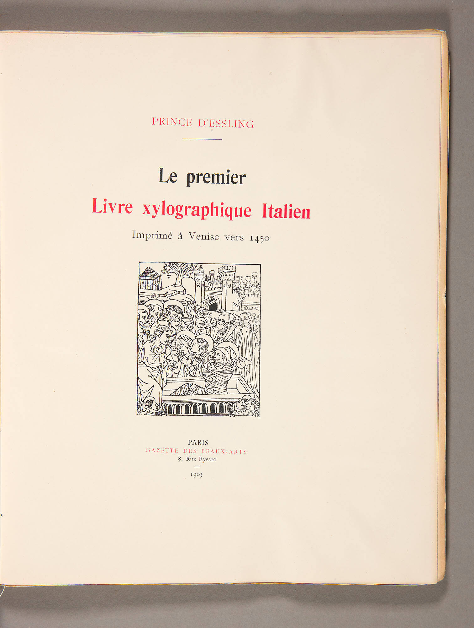 The First Italian Xylographic Book | Isabella Stewart Gardner Museum