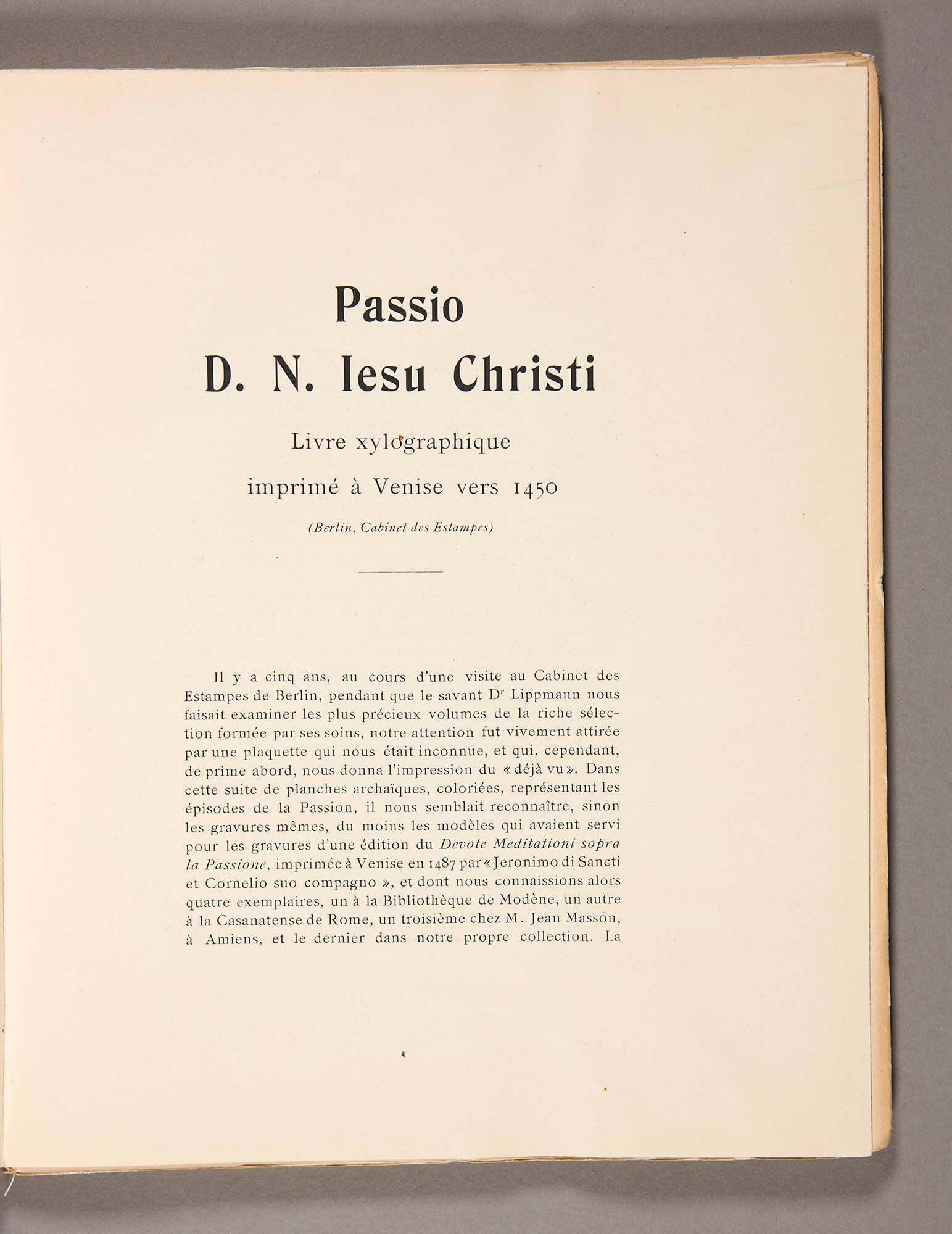 The First Italian Xylographic Book | Isabella Stewart Gardner Museum
