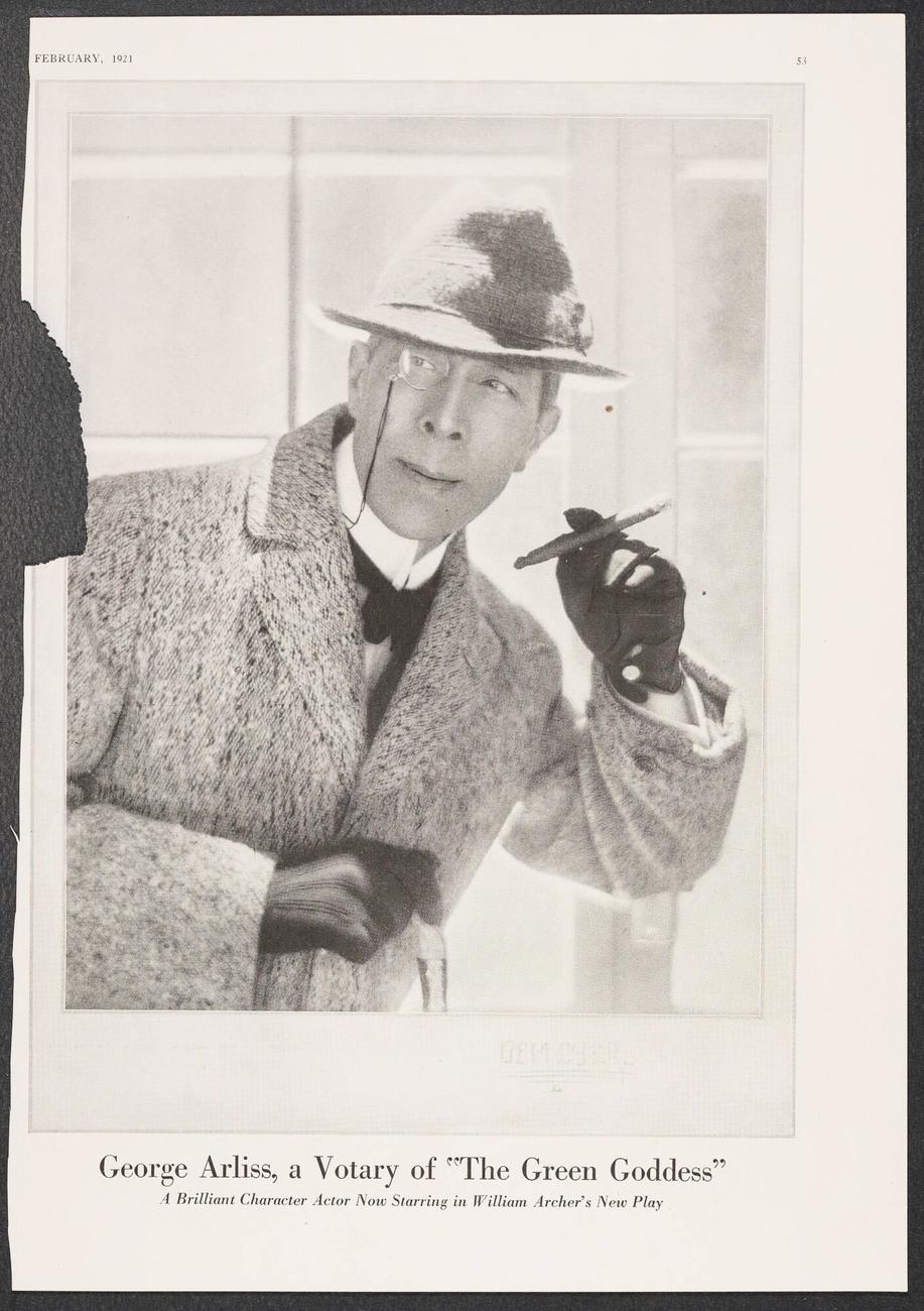 "George Arliss, a Votary of 'The Green Goddess'" | Isabella Stewart ...