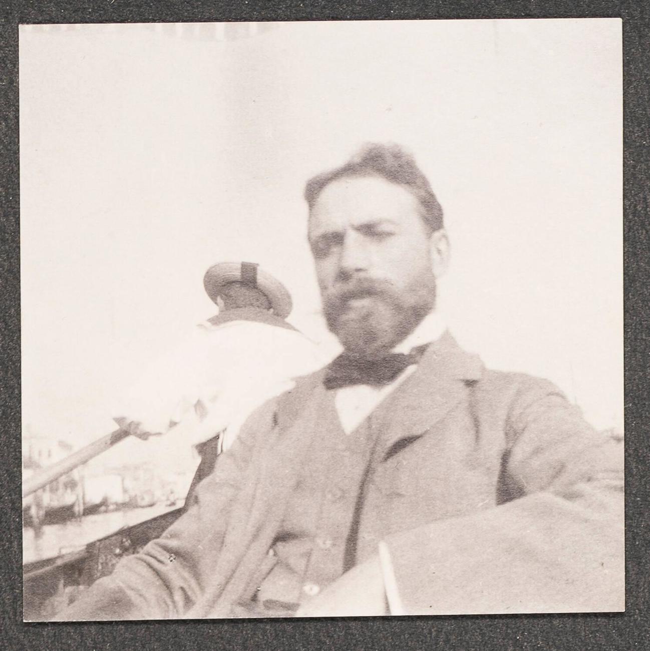 Bernard Berenson in Gondola | Isabella Stewart Gardner Museum