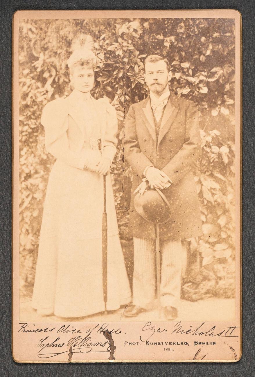 Princess Alix of Hesse (Alexandra Feodorovna) and Tsar Nicholas II of ...