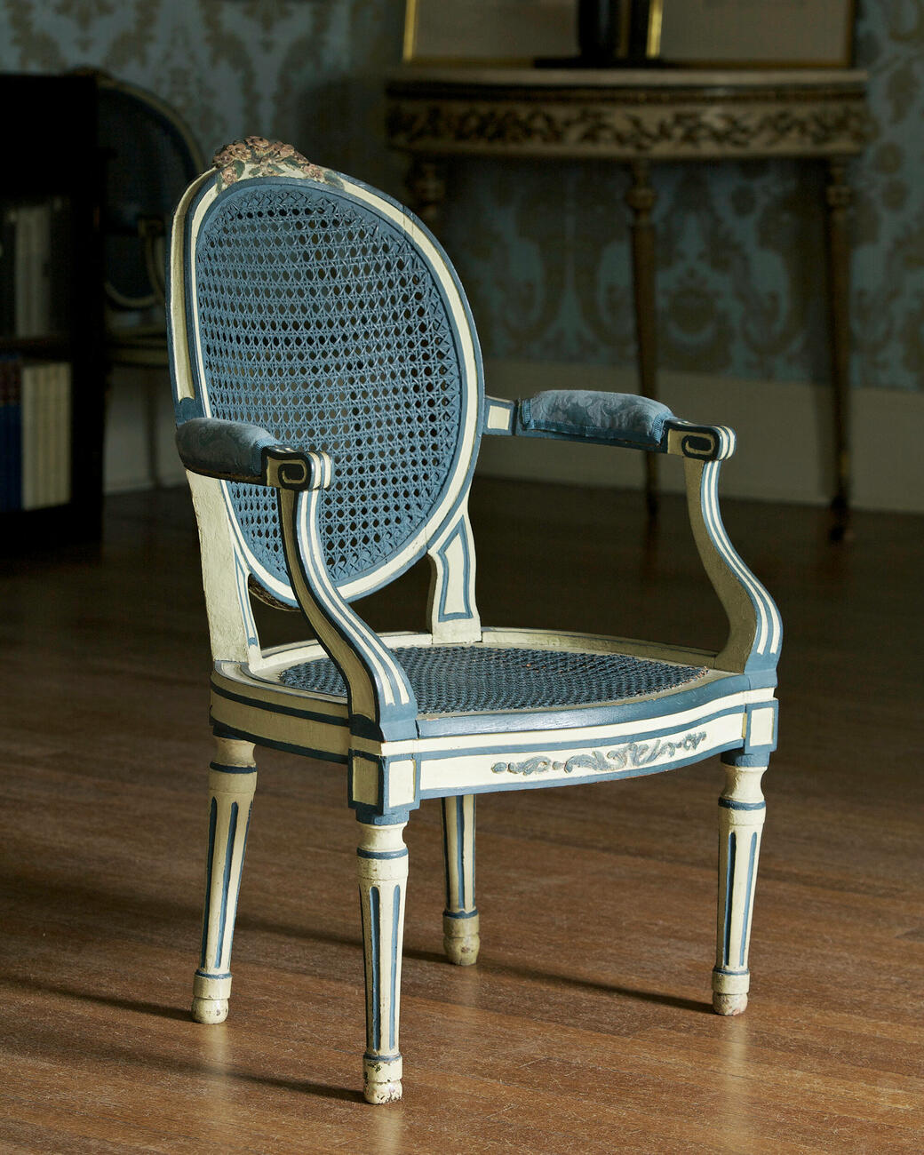 Set of Four Side Chairs, Two Arm Chairs, and a Settee | Isabella ...